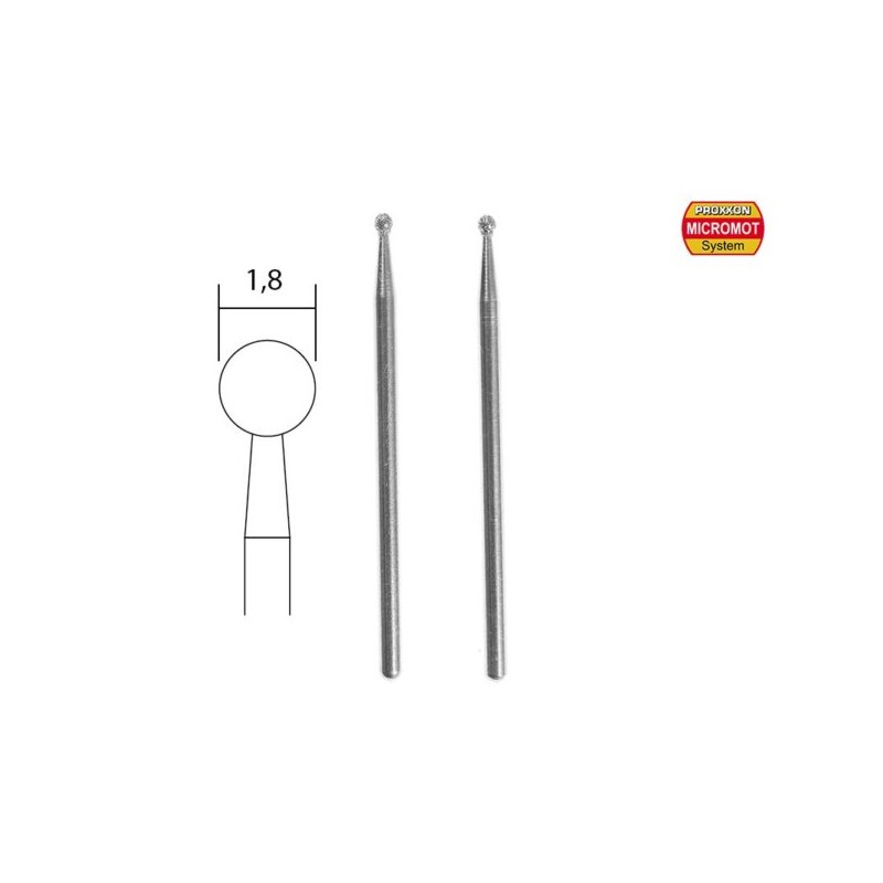 Proxxon DIAMANTSLIPSTIFT KULA 1,8 MM 28222